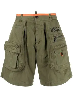 Dsquared2 Multiple-pockets Cargo Shorts - Green
