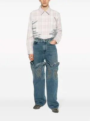 Y/project Cowboy High Cuff Jeans