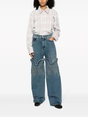 Y/project Cowboy High Cuff Jeans