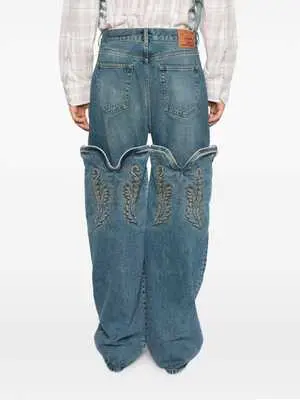Y/project Cowboy High Cuff Jeans