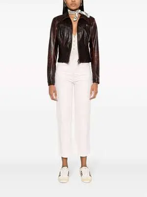 MOTHER The Rambler Straight-leg Jeans - Neutrals