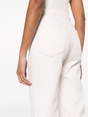MOTHER The Rambler Straight-leg Jeans - Neutrals