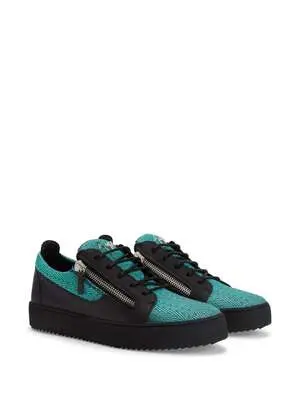 GIUSEPPE ZANOTTI Frankie Double-zip Low-top Sneakers