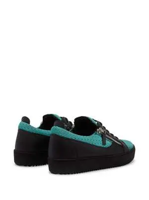 GIUSEPPE ZANOTTI Frankie Double-zip Low-top Sneakers