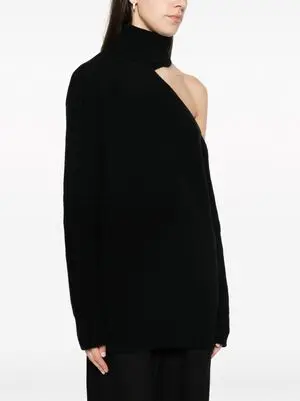NENSI DOJAKA Virgin Wool-cashmere Blend Cut-out Jumper