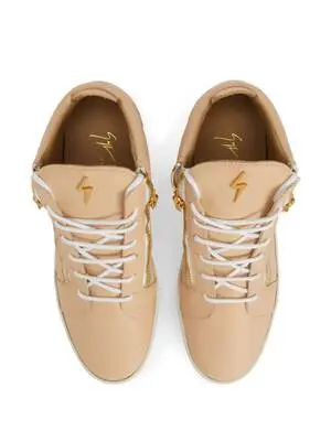 GIUSEPPE ZANOTTI Kriss Mid-top Sneakers - Neutrals