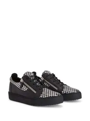 GIUSEPPE ZANOTTI Frankie Double-zip Low-top Sneakers