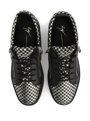 GIUSEPPE ZANOTTI Frankie Double-zip Low-top Sneakers