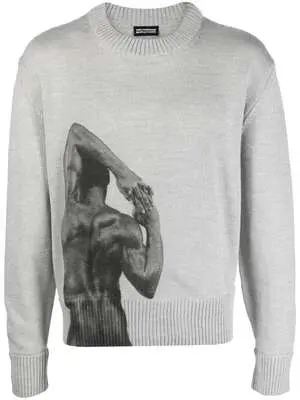 HONEY FUCKING DIJON Intarsia-knit Wool-blend Jumper