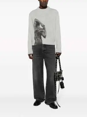HONEY FUCKING DIJON Intarsia-knit Wool-blend Jumper