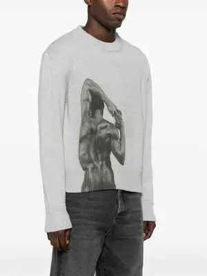 HONEY FUCKING DIJON Intarsia-knit Wool-blend Jumper