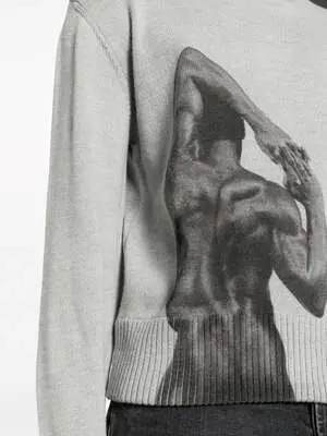 HONEY FUCKING DIJON Intarsia-knit Wool-blend Jumper