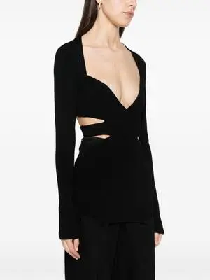 NENSI DOJAKA Cut-out Knit Top