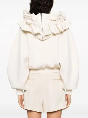 Jacquemus La Maille Crinoline Hoodie - Neutrals
