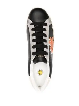 MANUEL RITZ Don't Forget To Smile Leather Sneakers