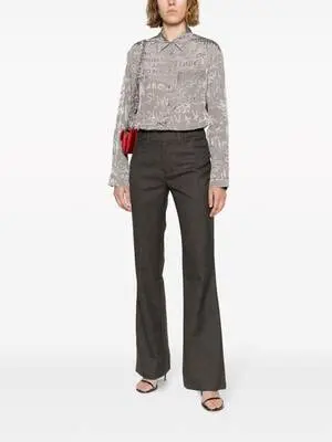 Zadig&Voltaire Tailored Flared Wool Trousers