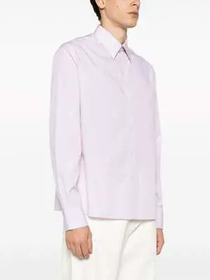 LANVIN Pinstripe-print Cotton Shirt - White