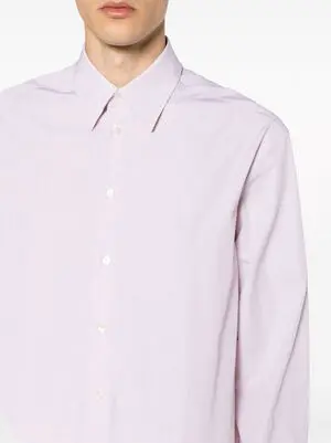 LANVIN Pinstripe-print Cotton Shirt - White