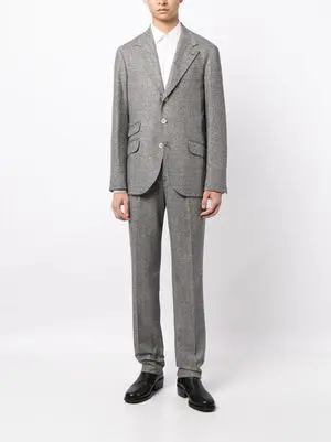 Brunello Cucinelli Wool-blend Herringbone Two-piece Suit