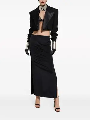 Dolce & Gabbana Maxi High-slitted Cady Skirt
