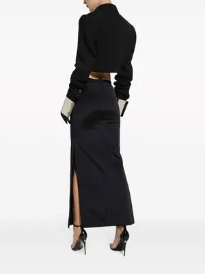 Dolce & Gabbana Maxi High-slitted Cady Skirt