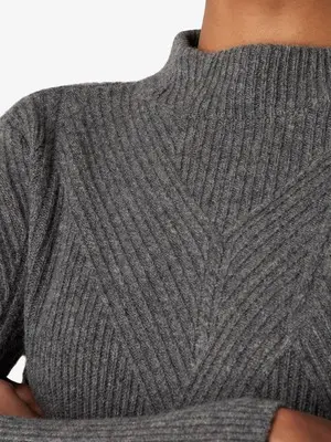 Emporio Armani Ribbed Knit Wool-blend Jumper