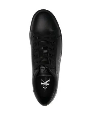 Calvin Klein Logo-embossed Leather Sneakers