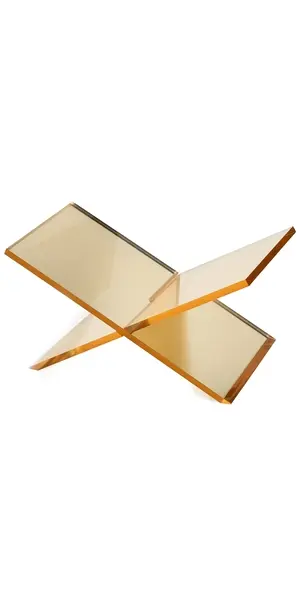 TIZO DESIGN Lucite Book Stand - Gold