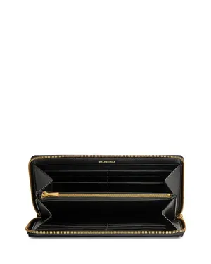 Balenciaga Crush Continental Wallet Quilted