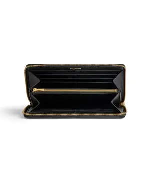 Balenciaga Crush Continental Wallet Quilted
