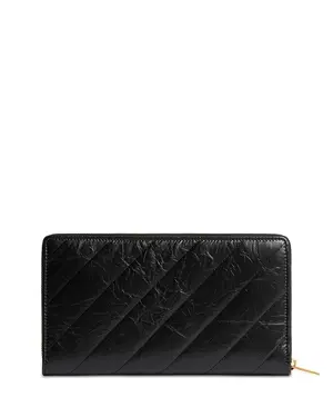 Balenciaga Crush Continental Wallet Quilted