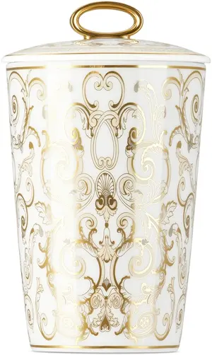 Versace White Rosenthal Scented Candle - Medusa Gala