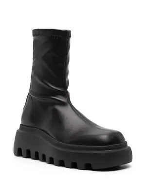 VIC MATIE Saudi Embossed-logo Ankle Boots