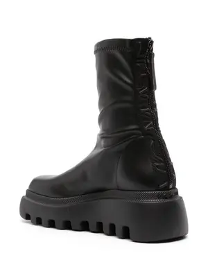 VIC MATIE Saudi Embossed-logo Ankle Boots