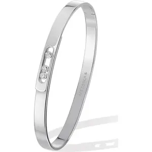 Messika Move Noa Diamond Bangle - White Gold
