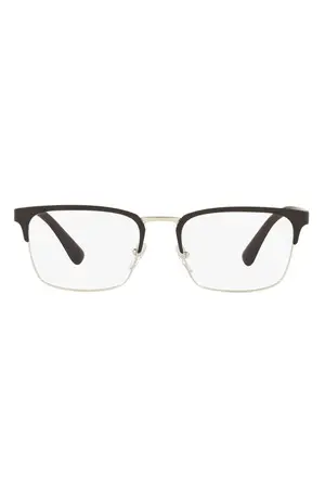 Prada Heritage Square Optical Glasses - Matte Pale Gold