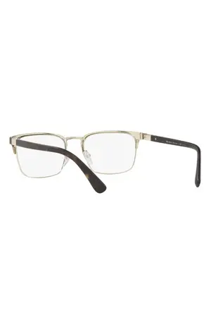 Prada Heritage Square Optical Glasses - Matte Pale Gold