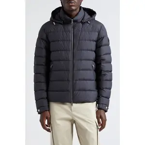 Moncler Arneb Hooded Down Jacket - Black