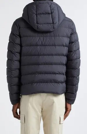 Moncler Arneb Hooded Down Jacket - Black