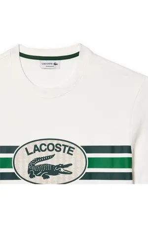 Lacoste Chest Stripe Graphic T-shirt