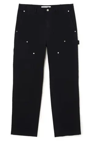 Lacoste Straight Fit Stretch Carpenter Pants - 031 Noir