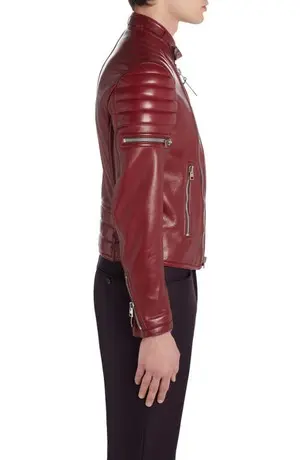 TOM FORD Glossy Plongé Leather Biker Jacket