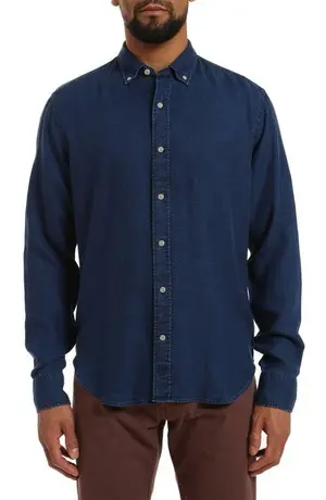 34 Heritage Lyocell Denim Button-down Shirt