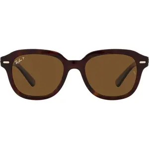 Ray-ban 53mm Polarized Square Sunglasses - Havana