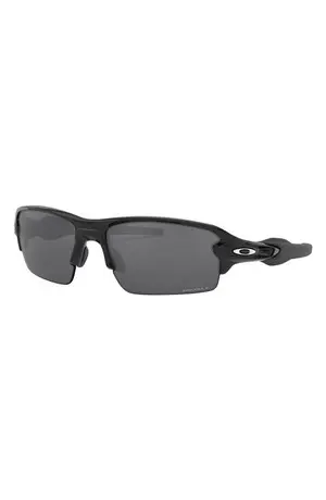 Oakley 61mm Prizm™ Polarized Rectangular Sunglasses - Black