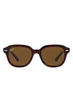 Ray-ban 51mm Polarized Square Sunglasses - Havana