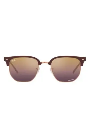 Ray-ban Clubmaster Irregular Sunglasses - Bordeaux