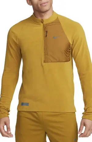 Nike Dri-fit Run Division Quarter Zip Running Top