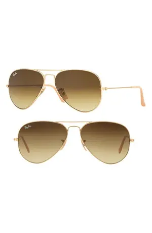 Ray-ban Ray-Ban Small Aviator Sunglasses Light Gold