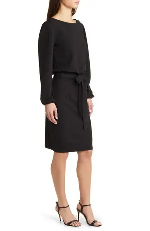 NIKKI LUND Kate Long Sleeve Knit Dress